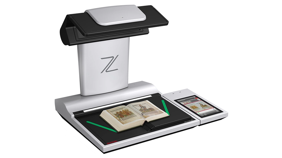 Zeutschel Chrome Large Format Book Scanner | ScannX